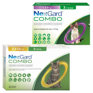 Nexgard Combo for Cats - All-in-One Flea, Tick & Worm Protection ...